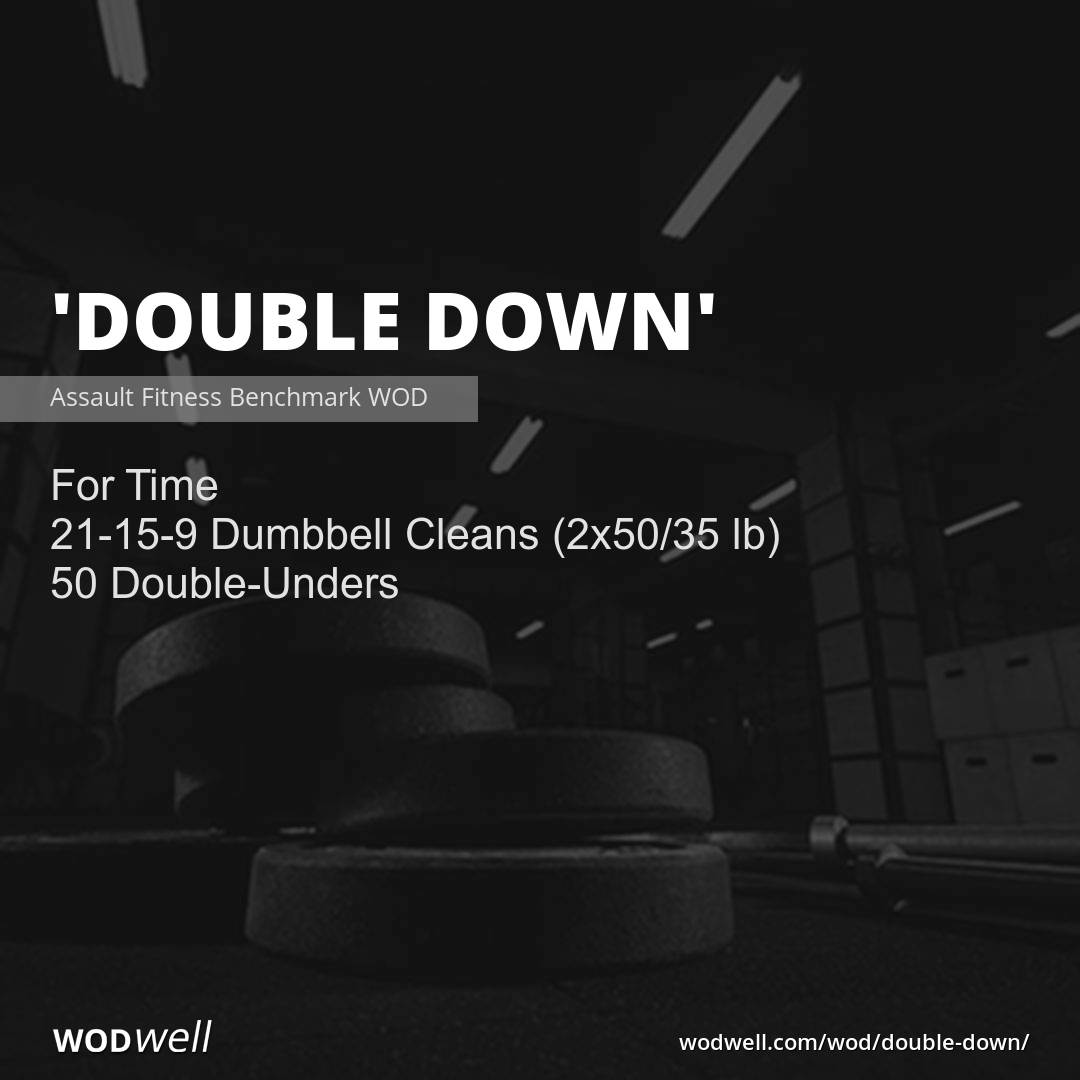 "Double Down" Workout, Assault Fitness Benchmark WOD | WODwell