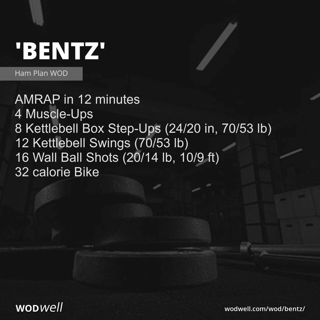 "Bentz" Workout, Ham Plan WOD | WODwell