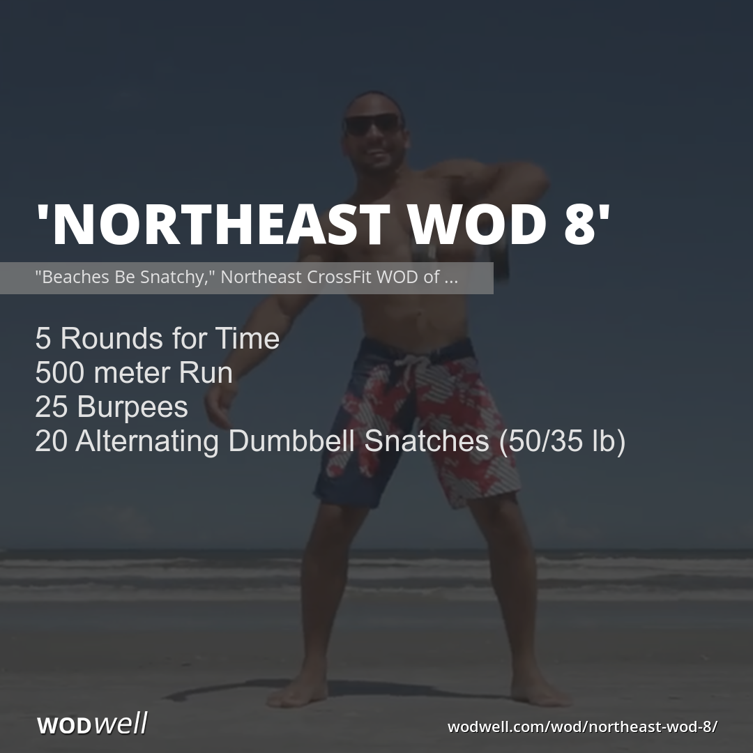 "Northeast WOD 8" Workout, "Beaches Be Snatchy," Northeast CrossFit WOD ...