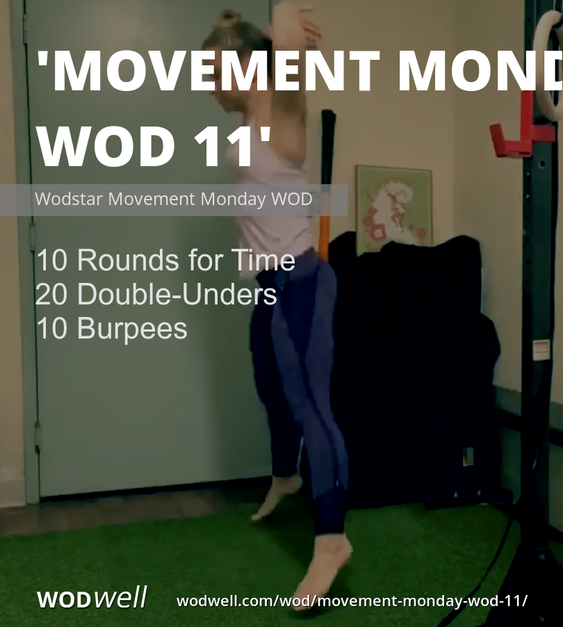 "Movement Monday WOD 11" Workout, Wodstar Movement Monday WOD | WODwell