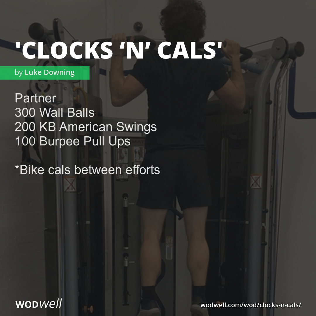 "Clocks ‘N’ Cals" Workout, Coach Creation WOD | WODwell
