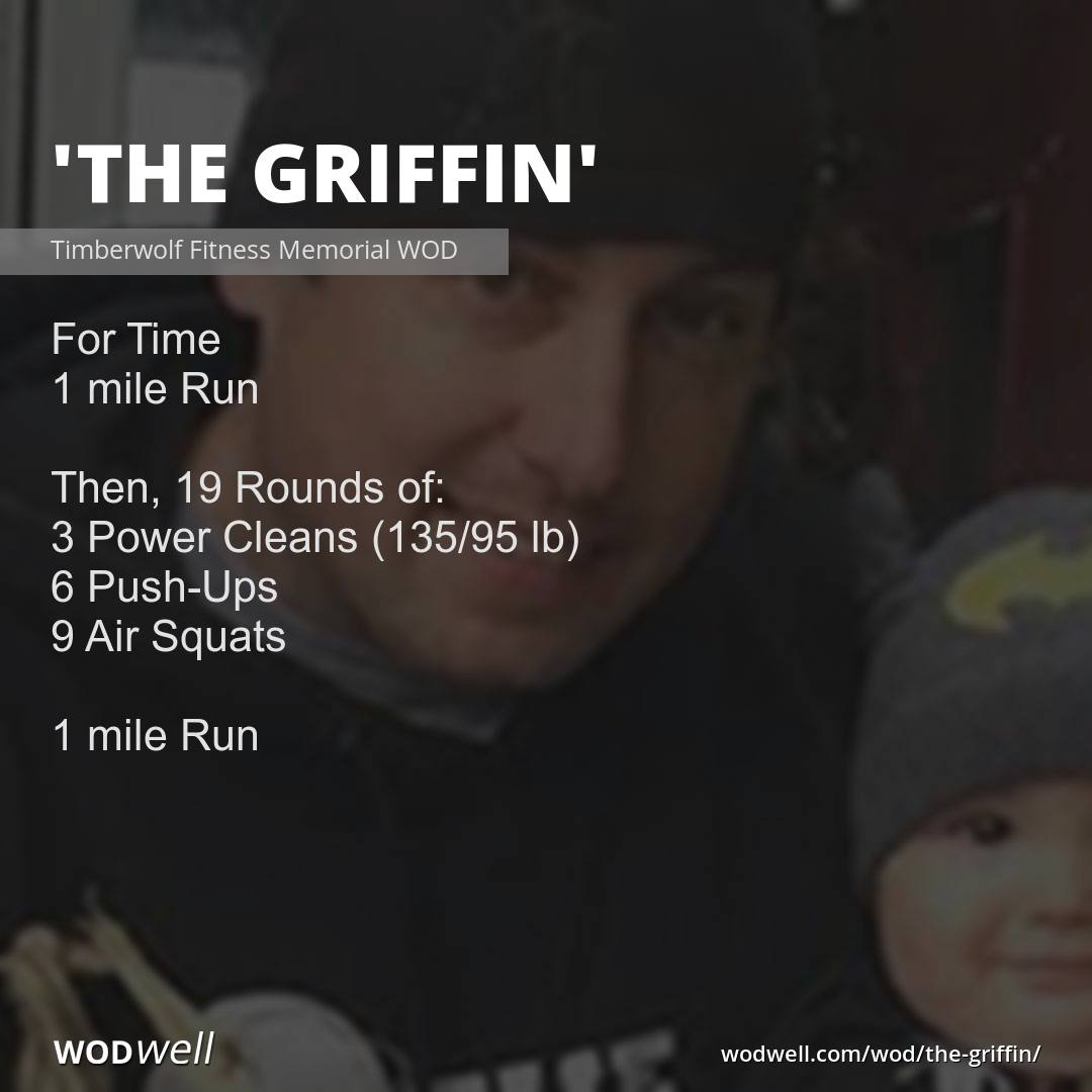 "The Griffin" Workout, Timberwolf Fitness Memorial WOD | WODwell