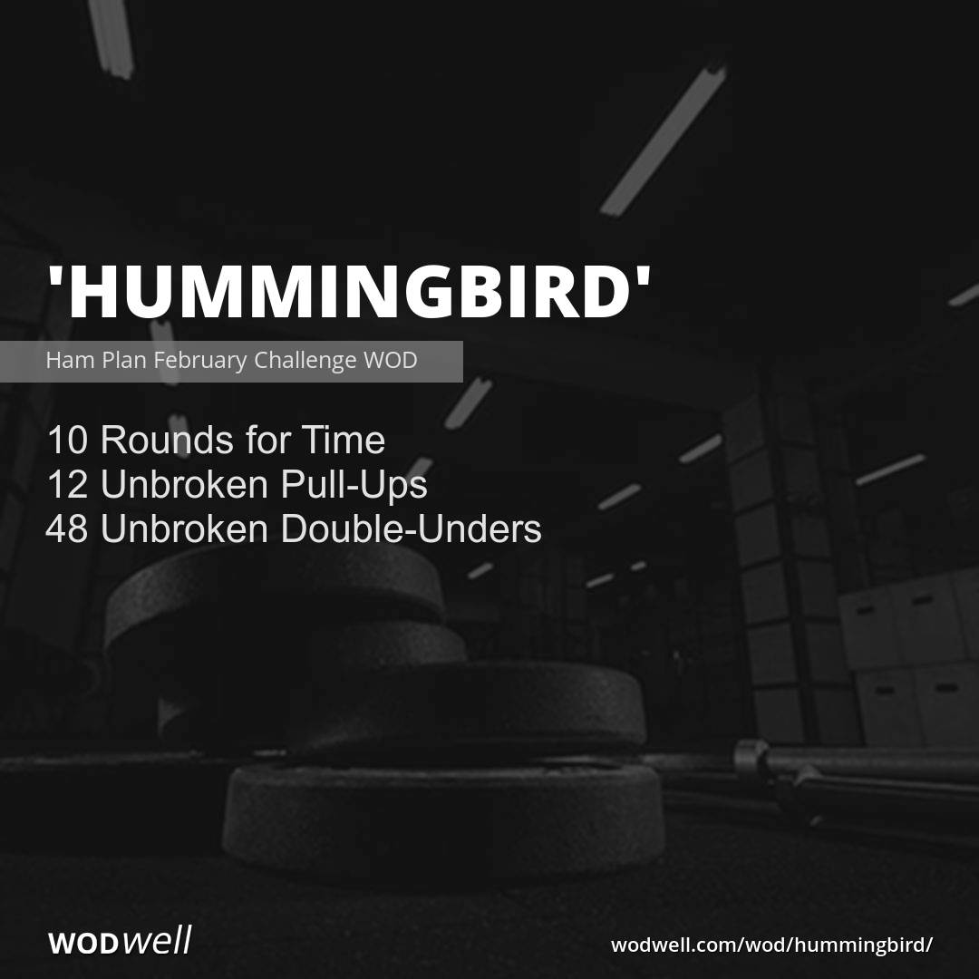 "Hummingbird" Workout, Ham Plan February Challenge WOD | WODwell