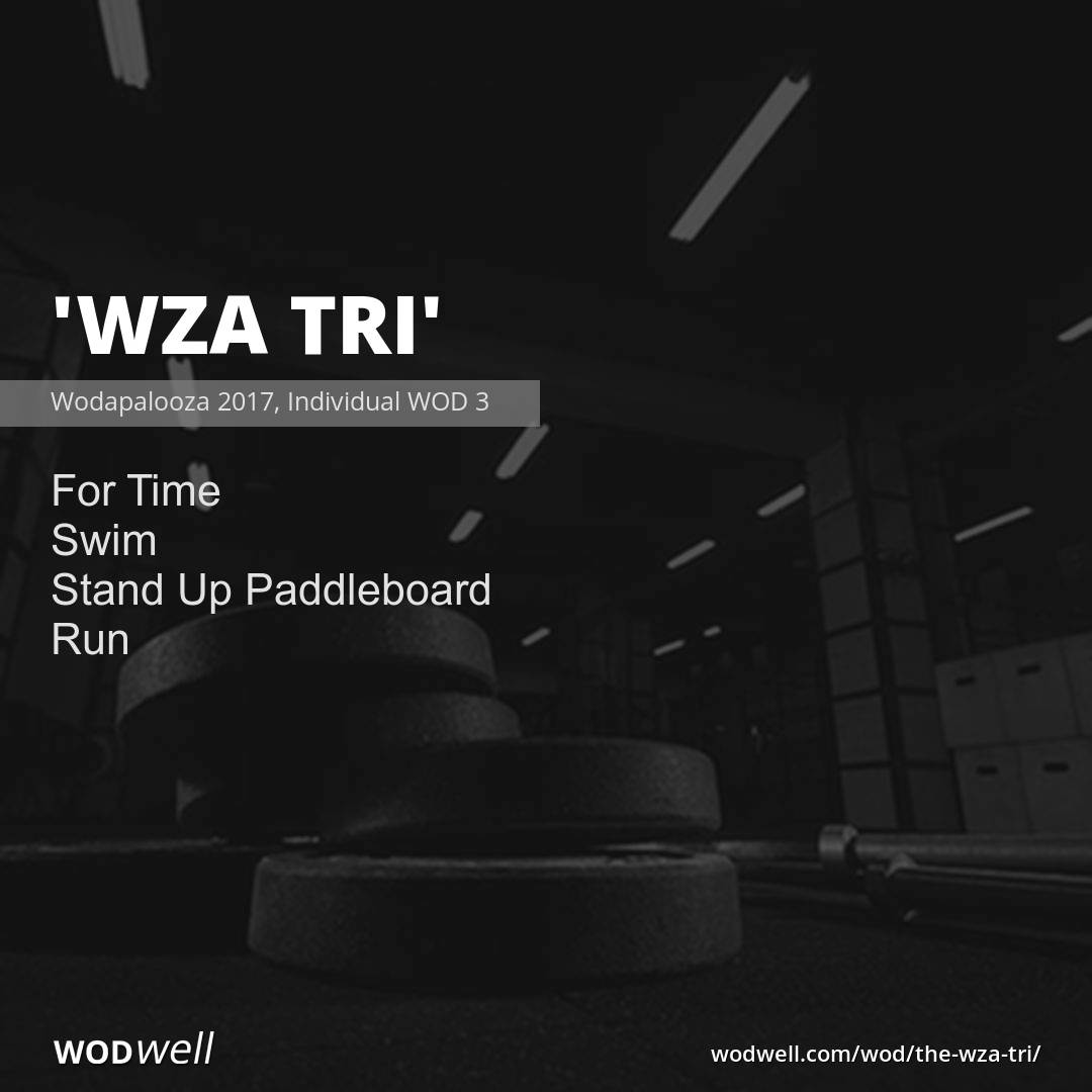 "WZA Tri" Workout, Wodapalooza 2017, Individual WOD 3 | WODwell