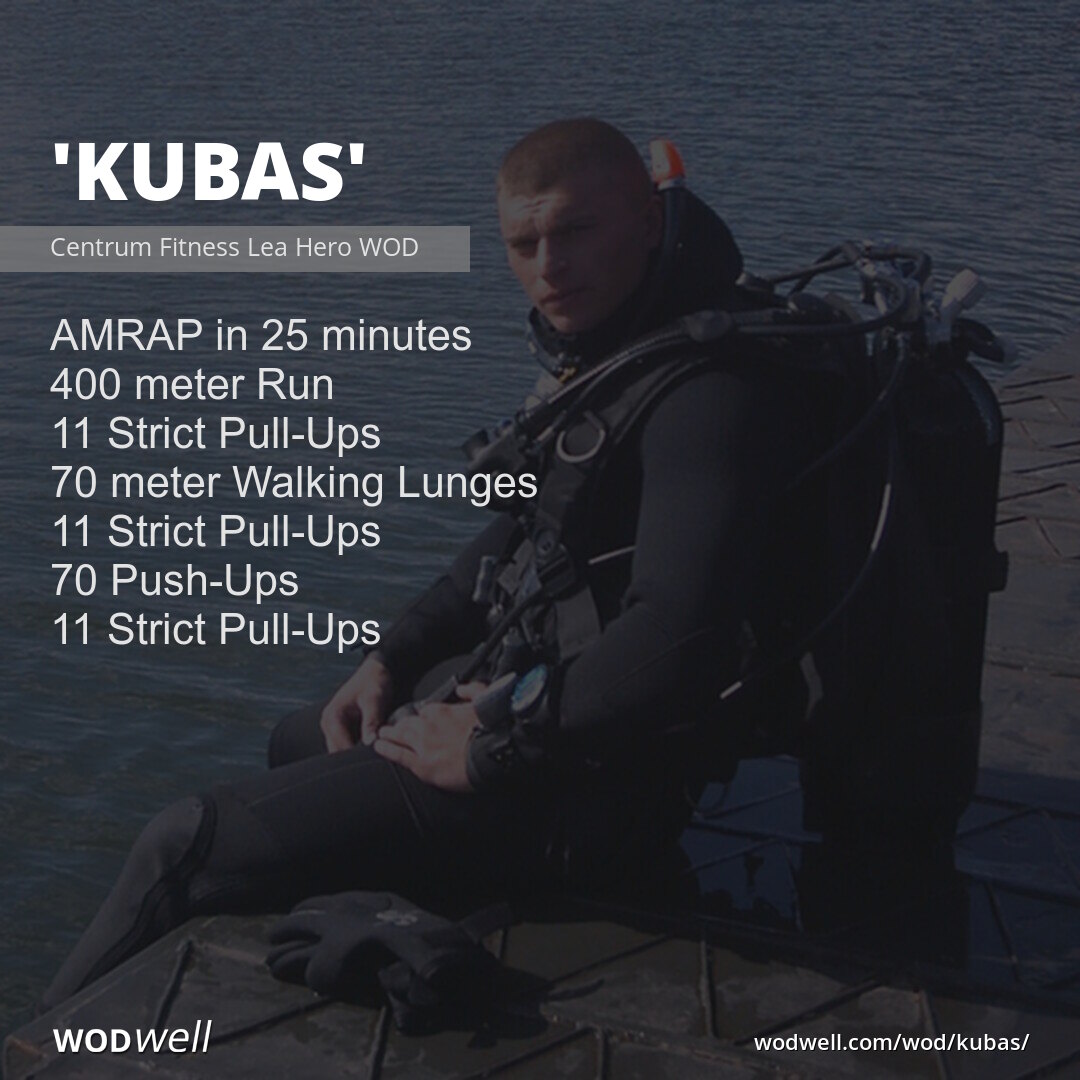 "Kubas" Workout, Centrum Fitness Lea Hero WOD | WODwell