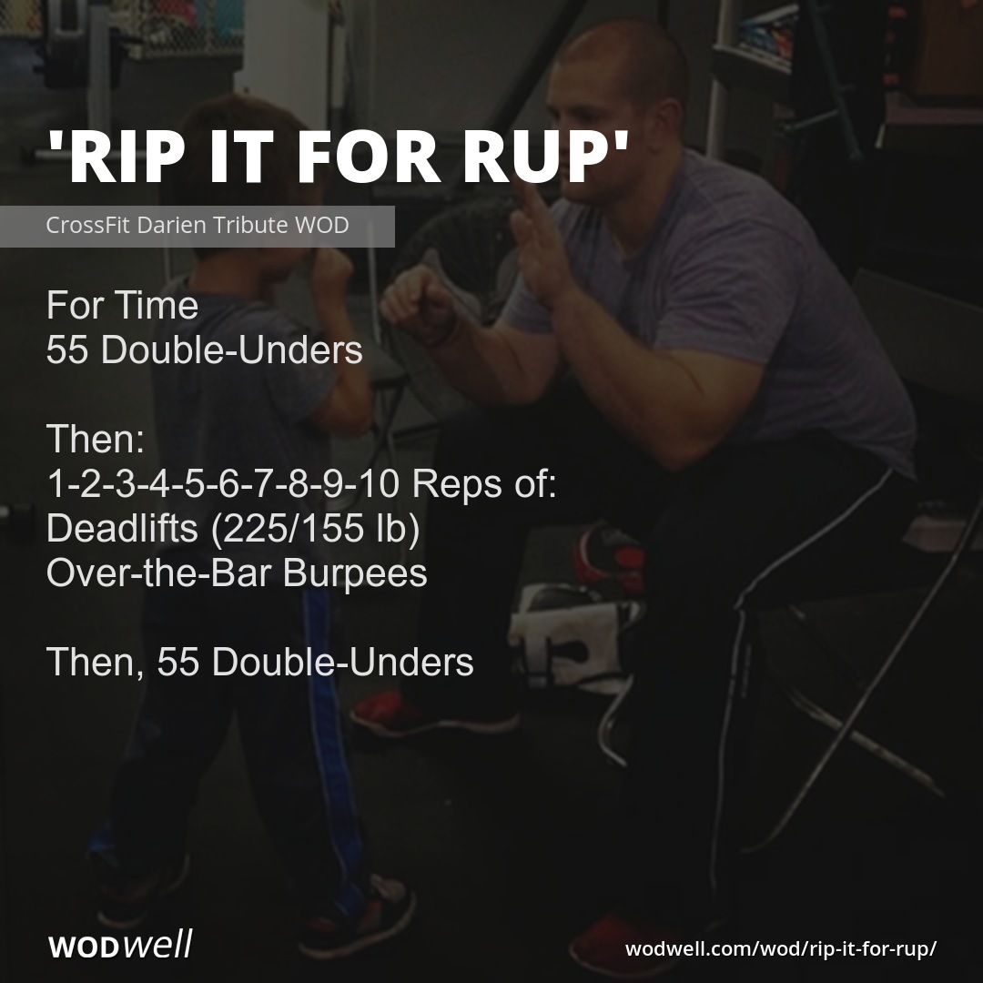 "Rip It For Rup" Workout, CrossFit Darien Tribute WOD | WODwell