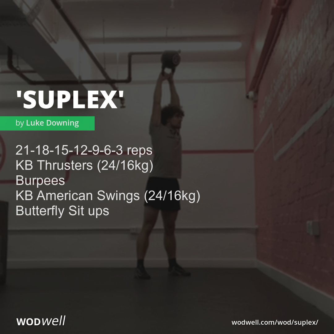 "Suplex" Workout, Coach Creation WOD | WODwell