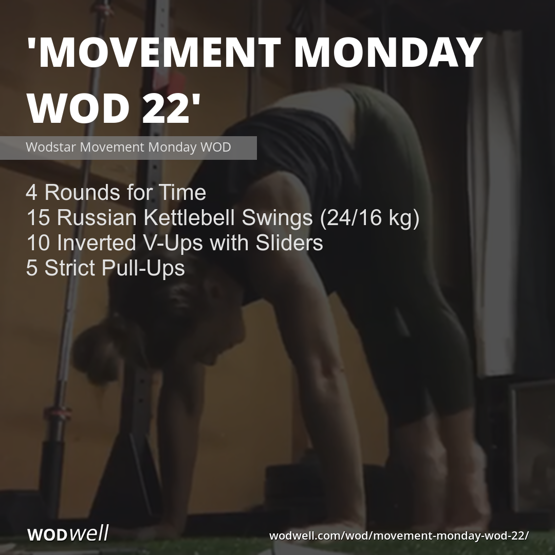 "Movement Monday WOD 22" Workout, Wodstar Movement Monday WOD | WODwell