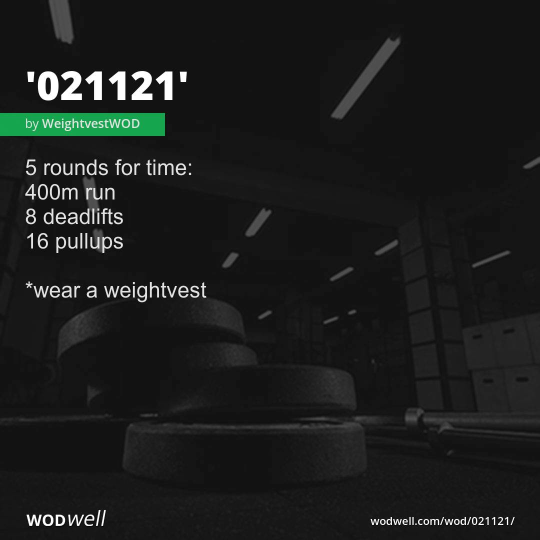 "021121" Workout, Coach Creation WOD | WODwell