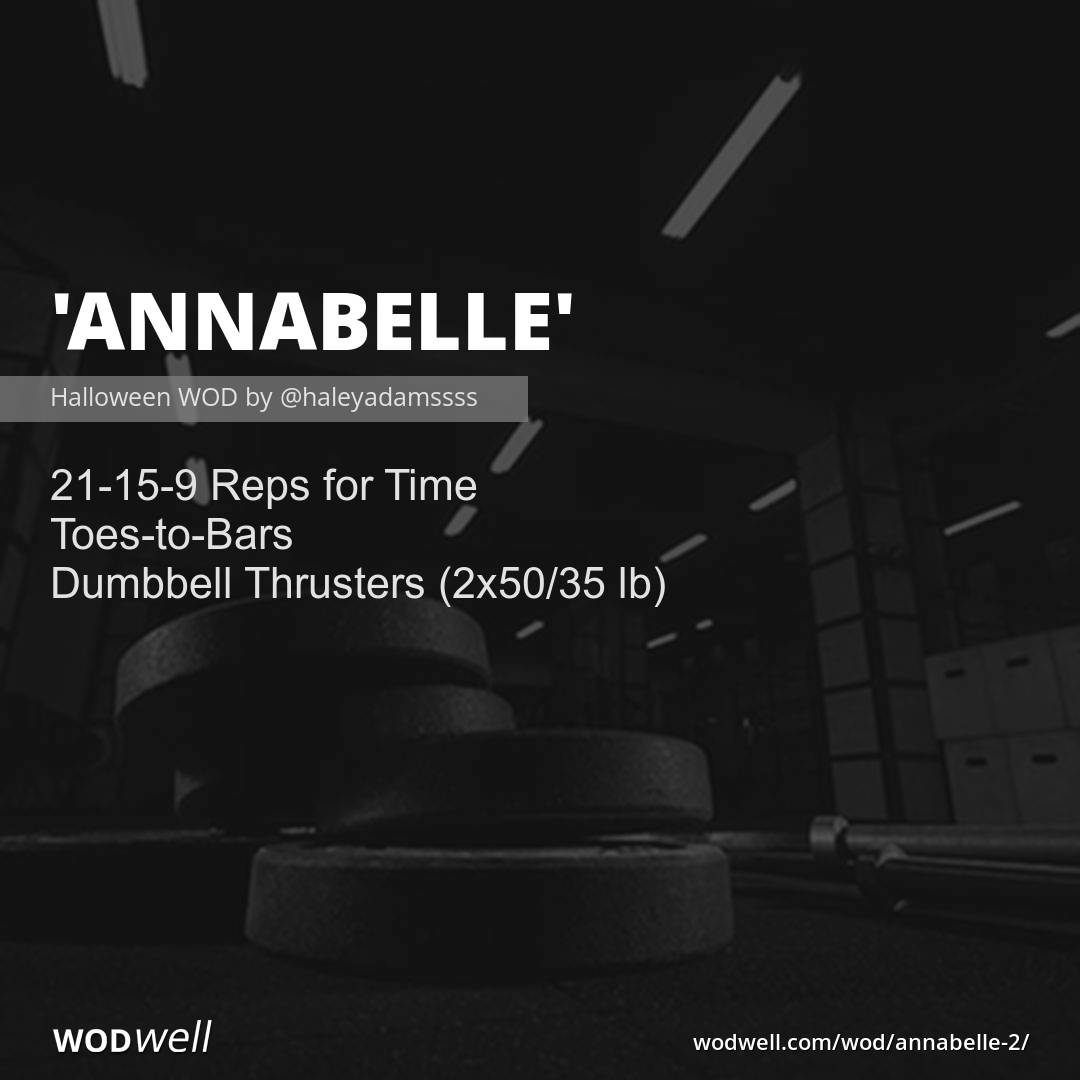 "Annabelle" Workout, Halloween WOD by @haleyadamssss | WODwell