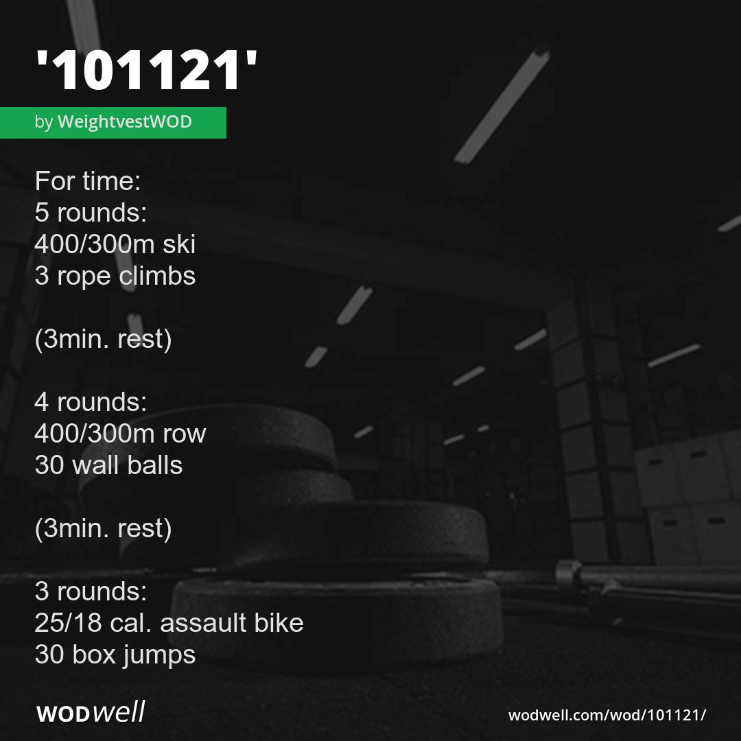 "101121" Workout, Coach Creation WOD | WODwell
