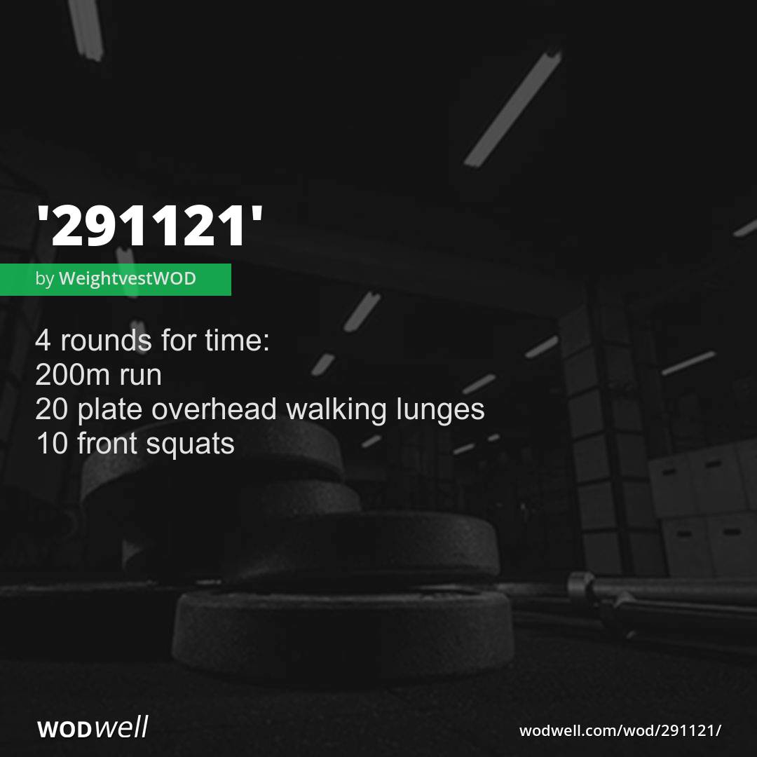 "291121" Workout, Coach Creation WOD | WODwell