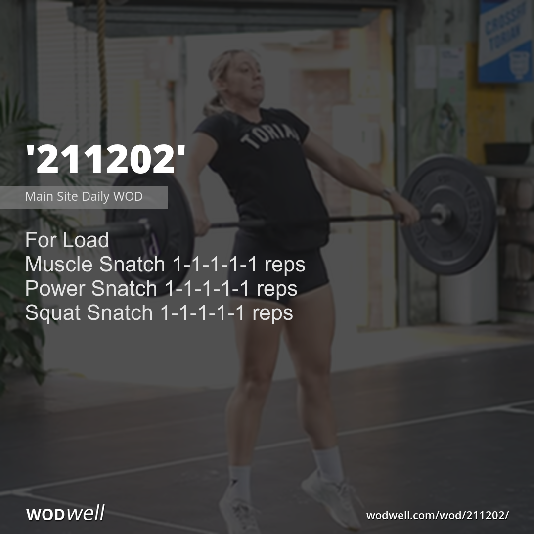 "211202" Workout, Main Site Daily WOD | WODwell
