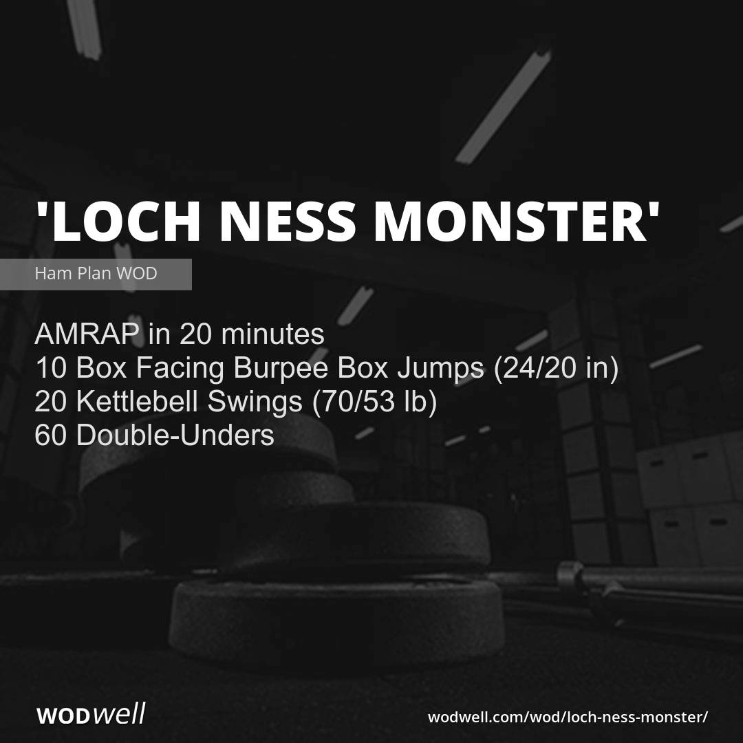"Loch Ness Monster" Workout, Ham Plan WOD | WODwell