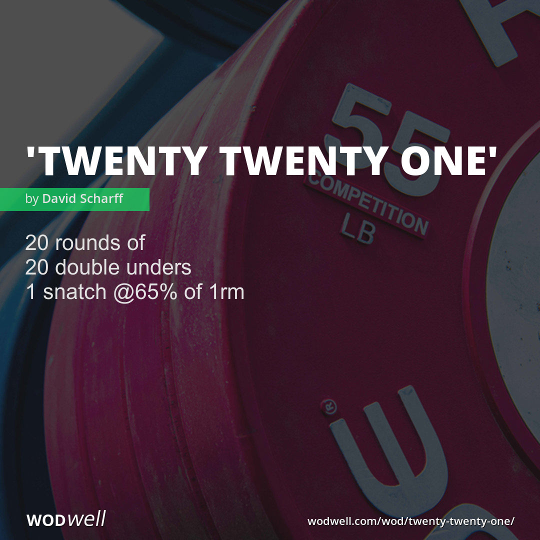 "twenty twenty one" Workout, Coach Creation WOD | WODwell