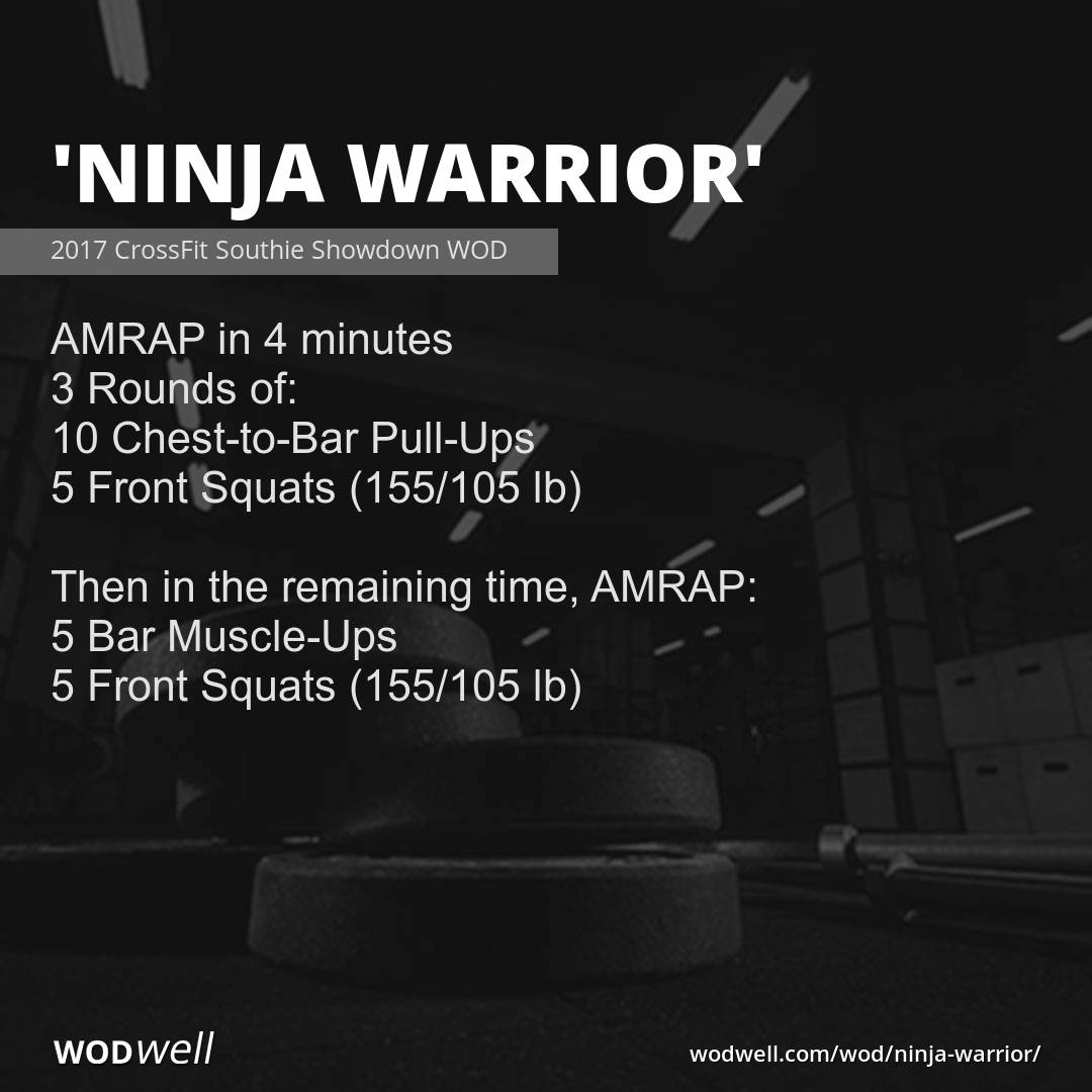 "Ninja Warrior" Workout, 2017 CrossFit Southie Showdown WOD | WODwell
