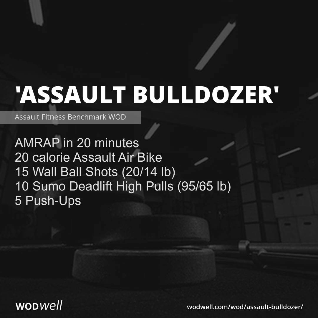 "Assault Bulldozer" Workout, Assault Fitness Benchmark WOD | WODwell