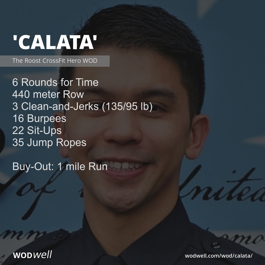 "Calata" Workout, The Roost CrossFit Hero WOD | WODwell
