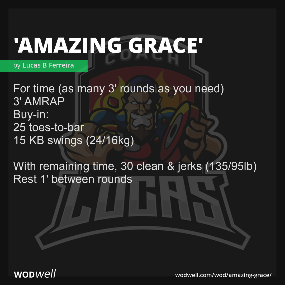 "Amazing Grace" Workout, Coach Creation WOD | WODwell