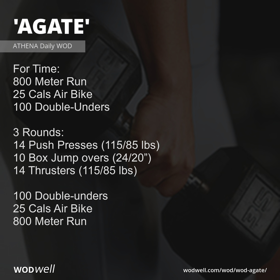 "Agate" Workout, ATHENA Daily WOD | WODwell