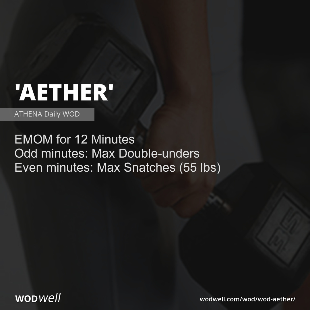 "AETHER" Workout, ATHENA Daily WOD | WODwell