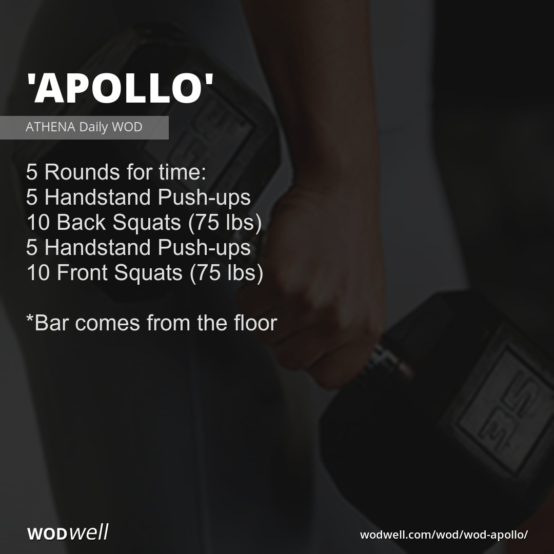 "APOLLO" Workout, ATHENA Daily WOD | WODwell