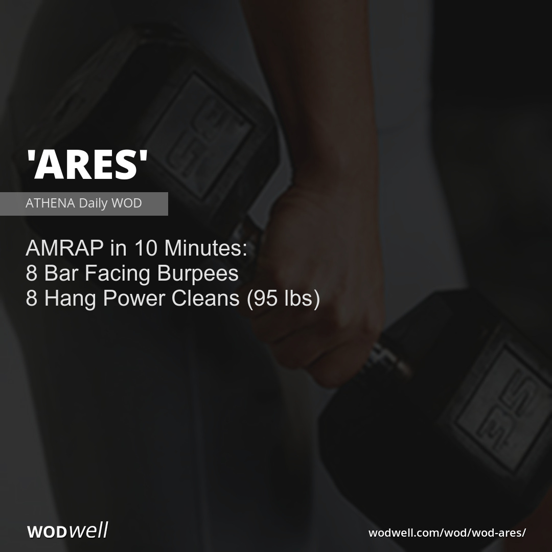 "ARES" Workout, ATHENA Daily WOD | WODwell
