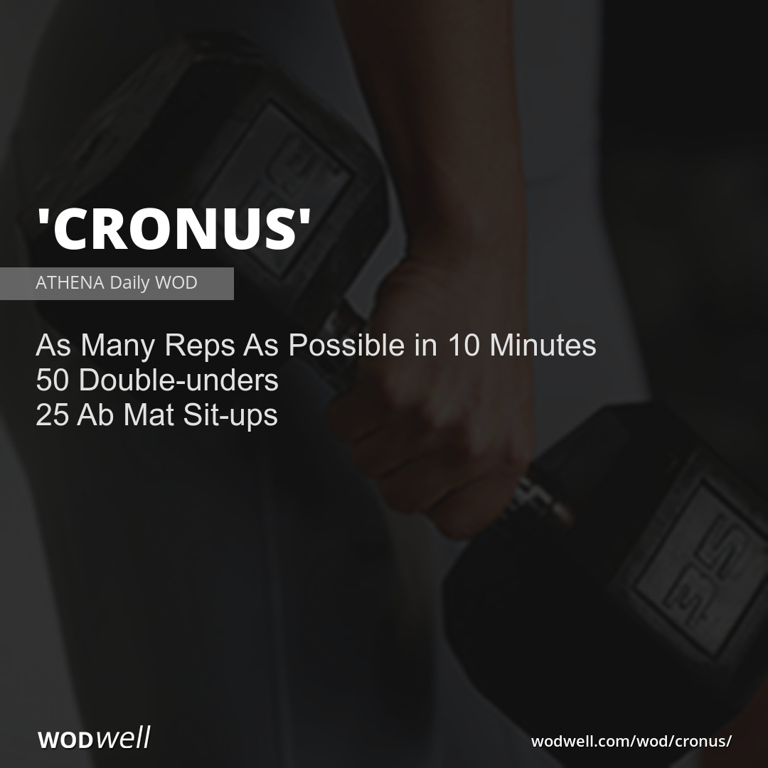 "CRONUS" Workout, ATHENA Daily WOD | WODwell