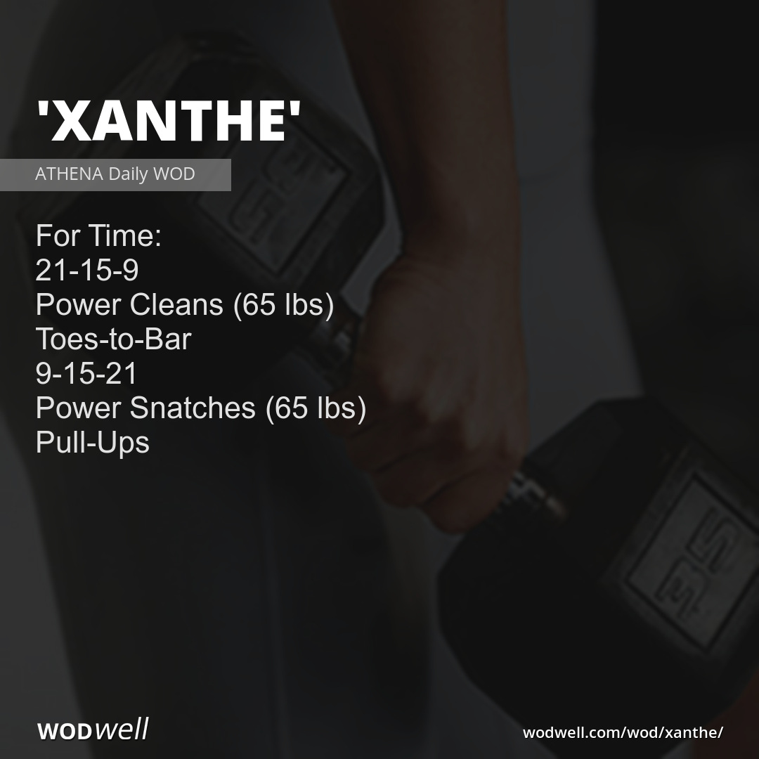 "XANTHE" Workout, ATHENA Daily WOD | WODwell
