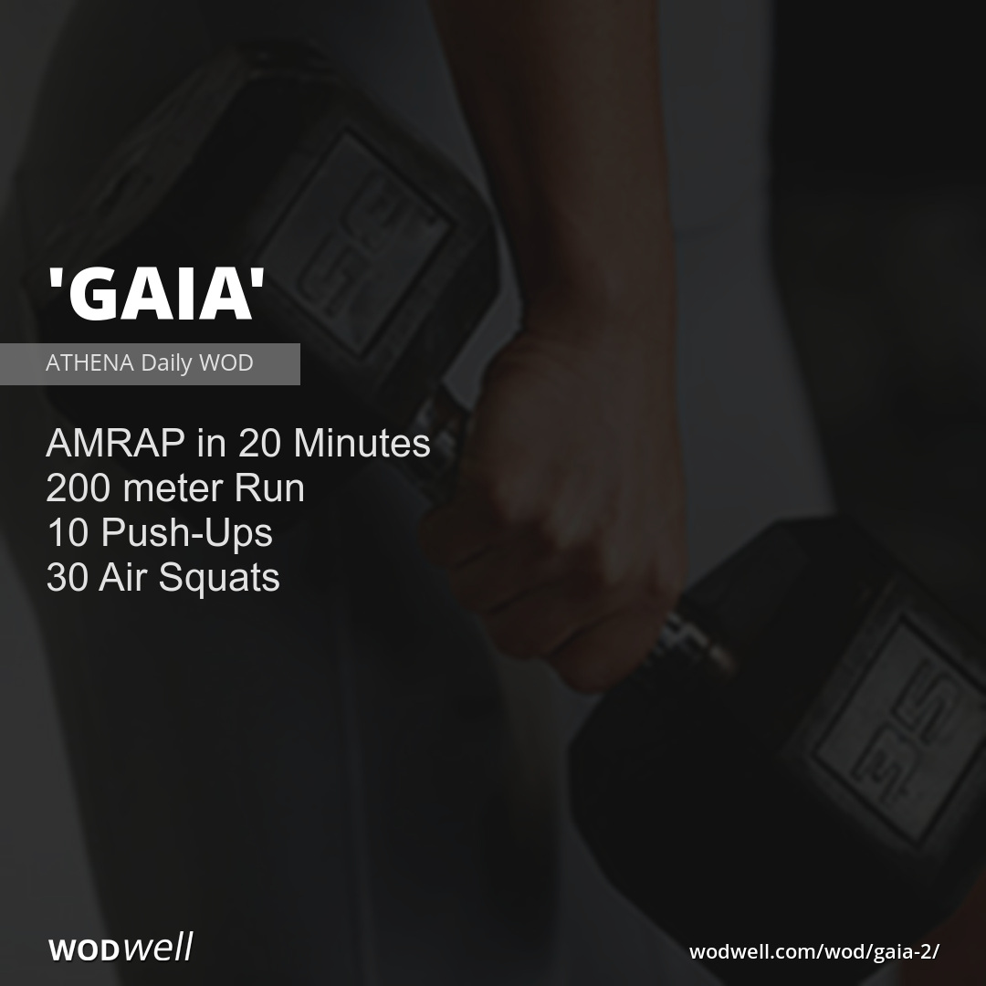 "GAIA" Workout, ATHENA Daily WOD | WODwell