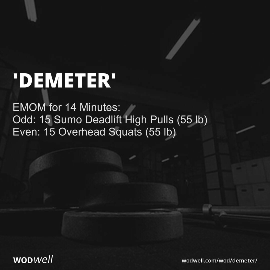 "DEMETER" Workout, | WODwell
