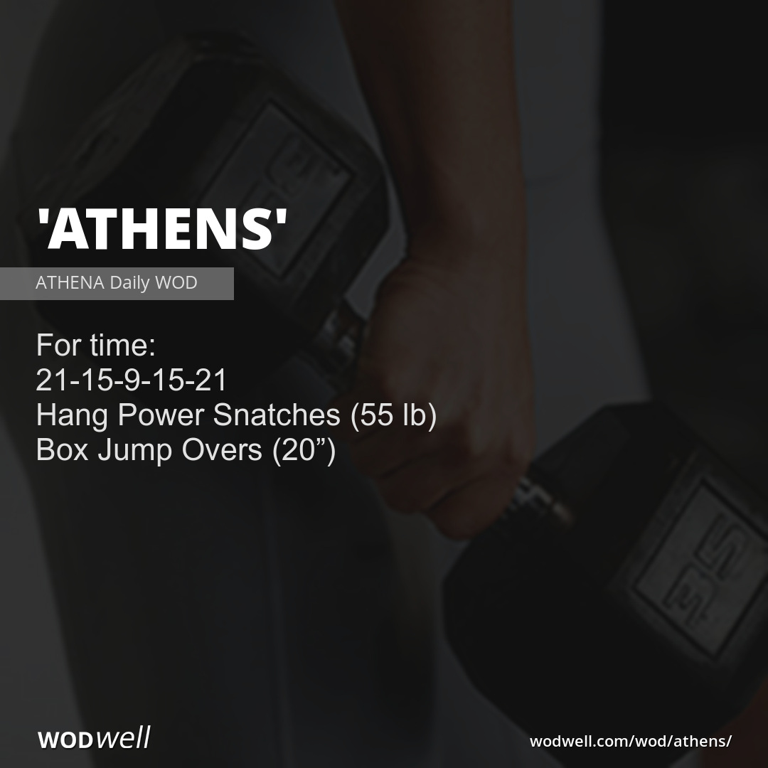 "ATHENS" Workout, ATHENA Daily WOD | WODwell
