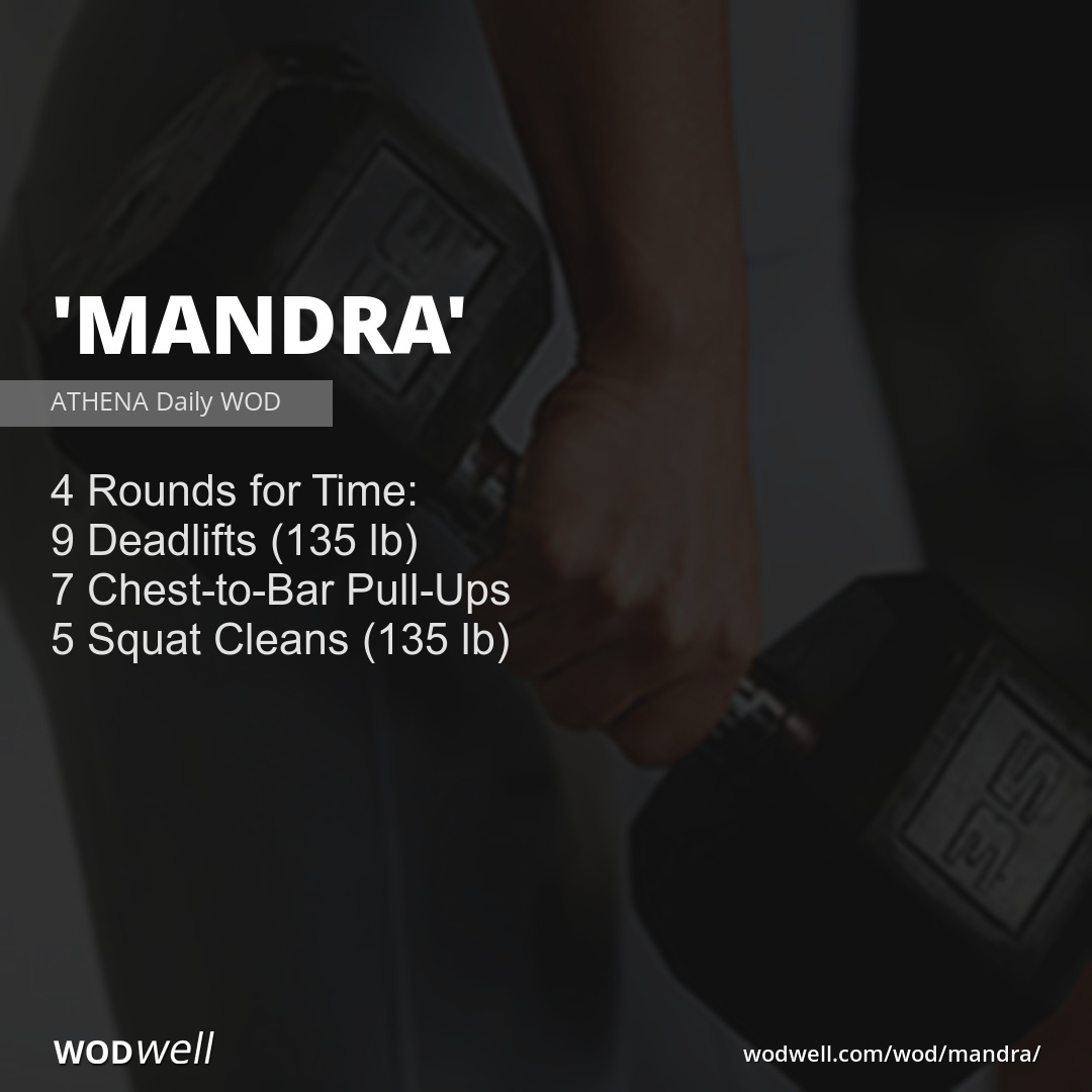 "MANDRA" Workout, ATHENA WOD | WODwell