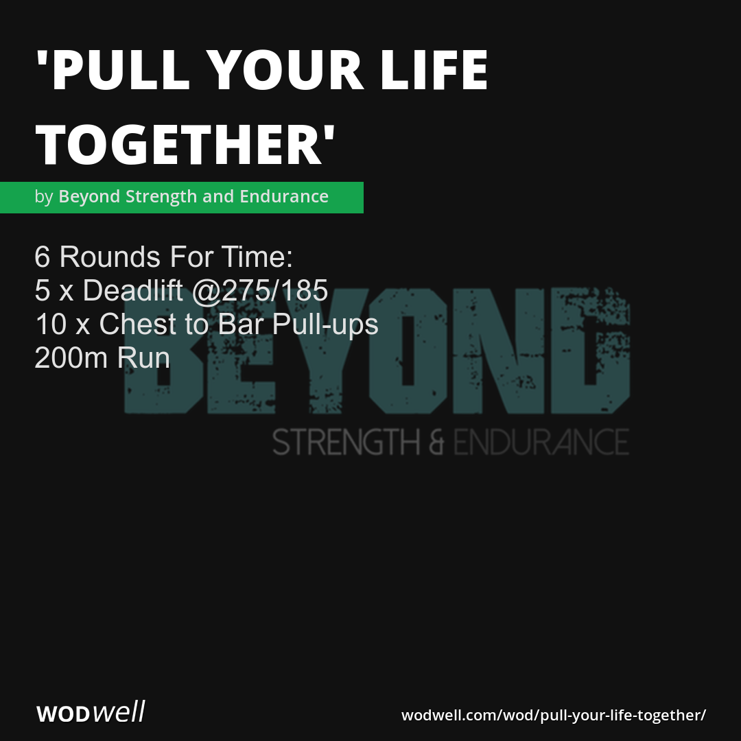 "Pull your life together" Workout, Coach Creation WOD | WODwell