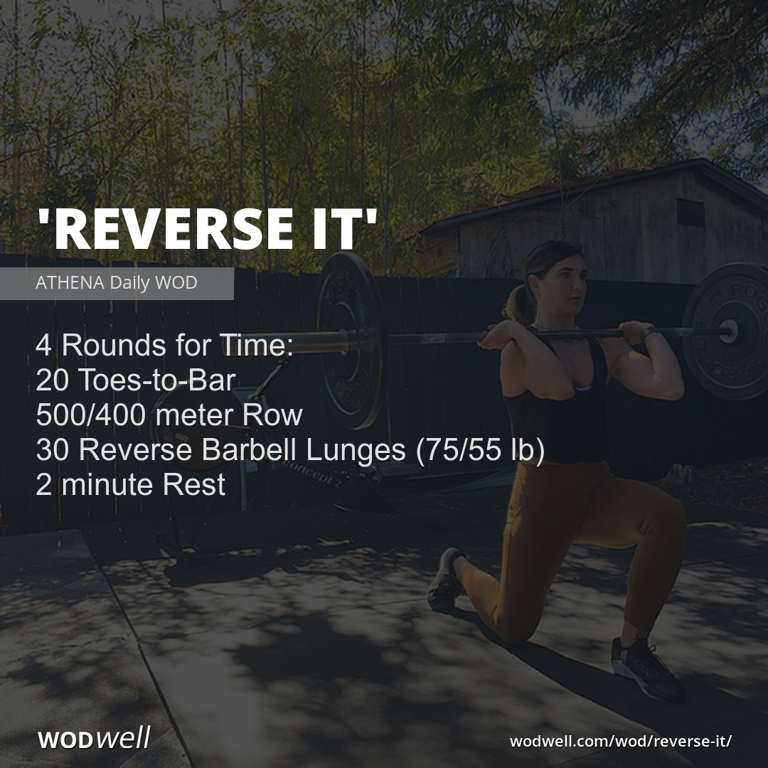 "REVERSE IT" Workout, ATHENA WOD | WODwell