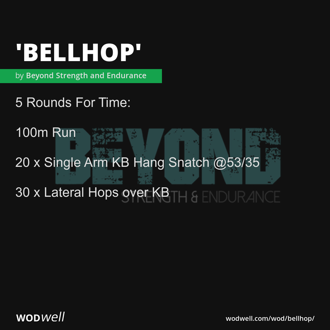 "Bellhop" Workout, Coach Creation WOD | WODwell