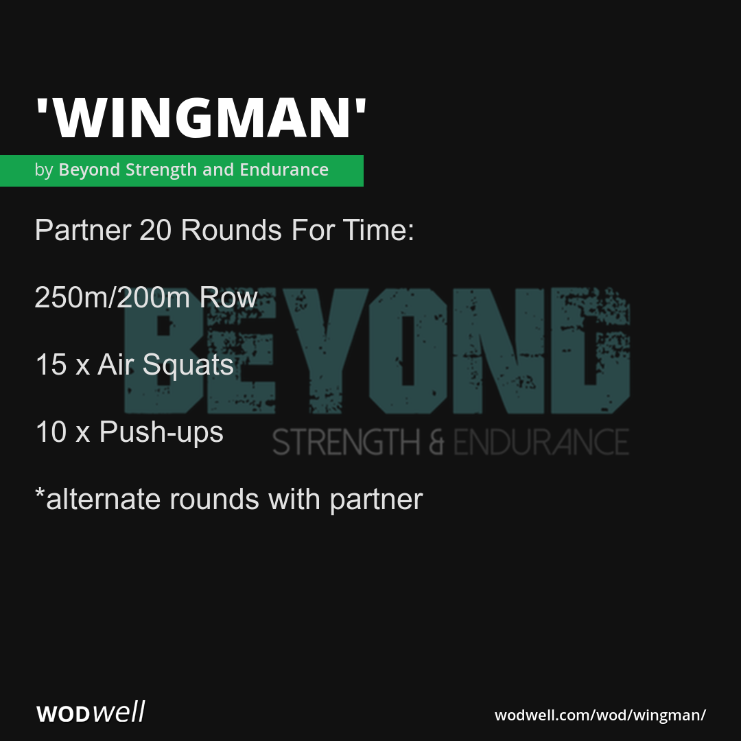 "Wingman" Workout, Coach Creation WOD | WODwell