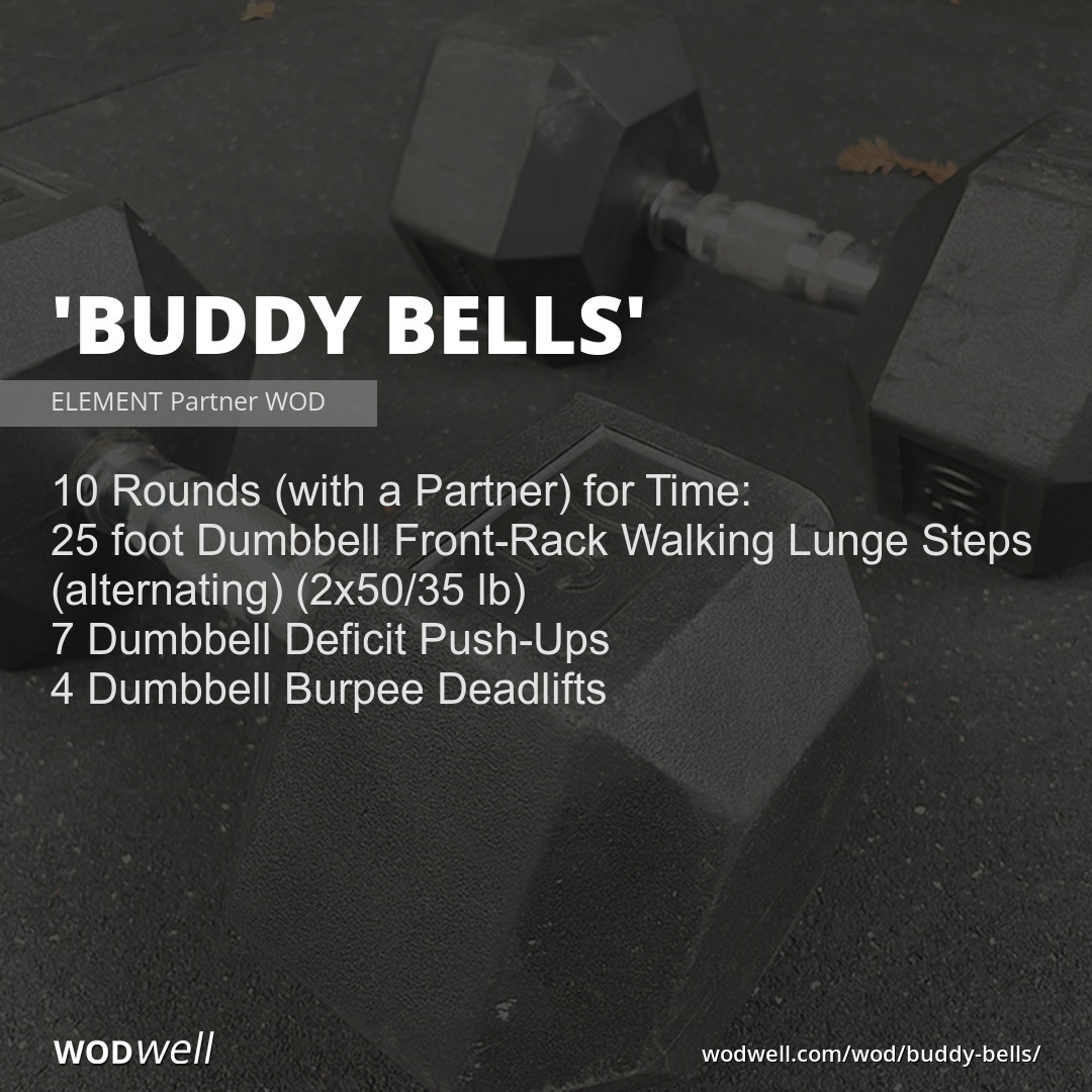 "BUDDY BELLS" Workout, ELEMENT Partner WOD | WODwell
