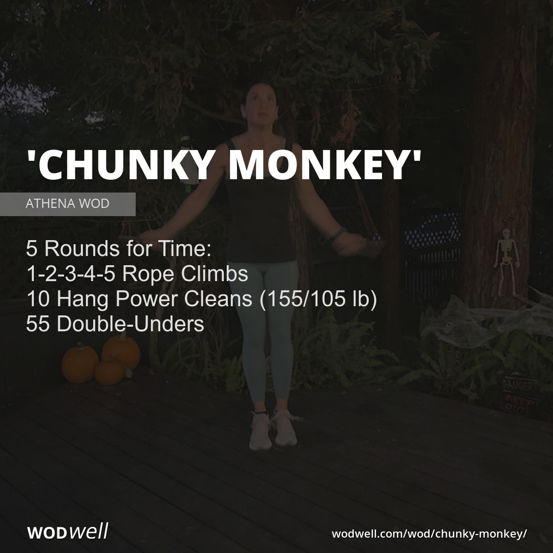 "CHUNKY MONKEY" Workout, ATHENA WOD | WODwell