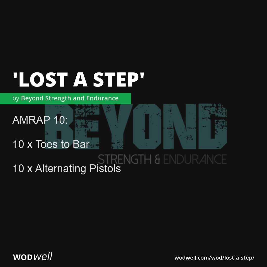 "Lost a Step" Workout, Coach Creation WOD | WODwell