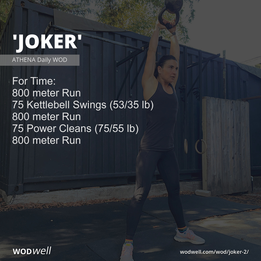 "JOKER" Workout, ATHENA WOD | WODwell