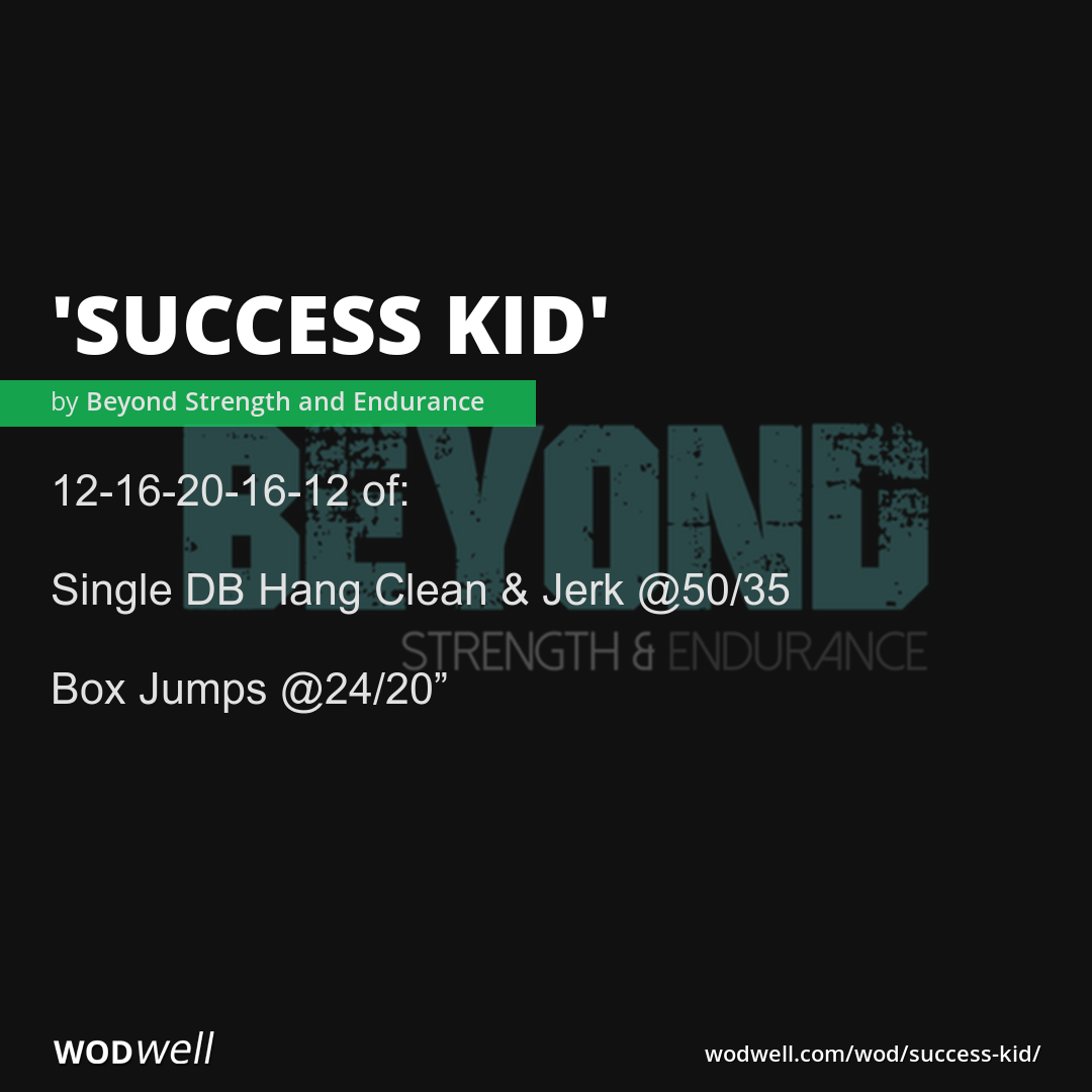 "Success Kid" Workout, Coach Creation WOD | WODwell