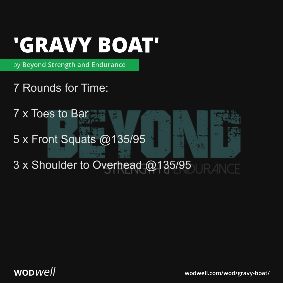 "Gravy Boat" Workout, Coach Creation WOD | WODwell