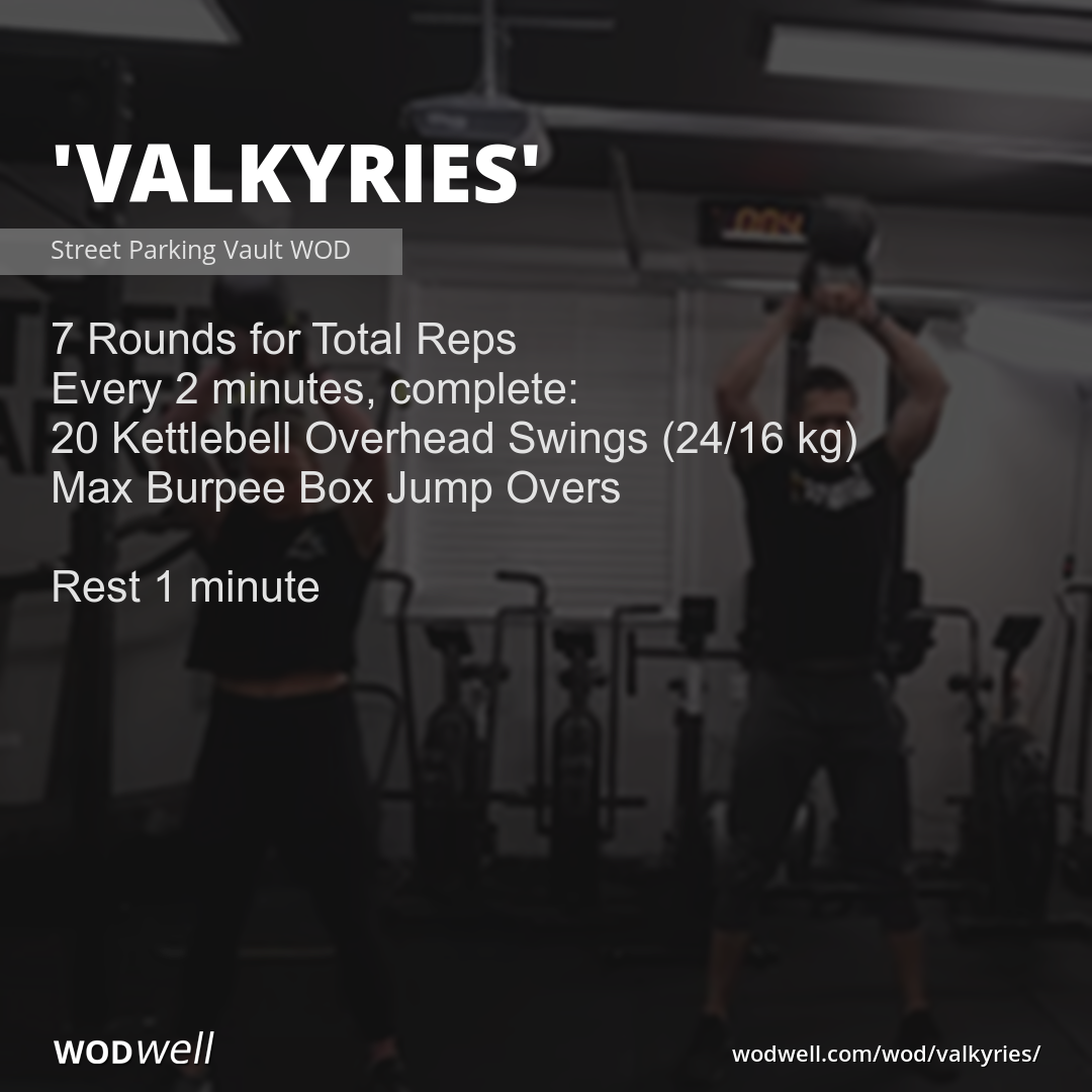 "Valkyries" Workout, Street Parking Vault WOD | WODwell