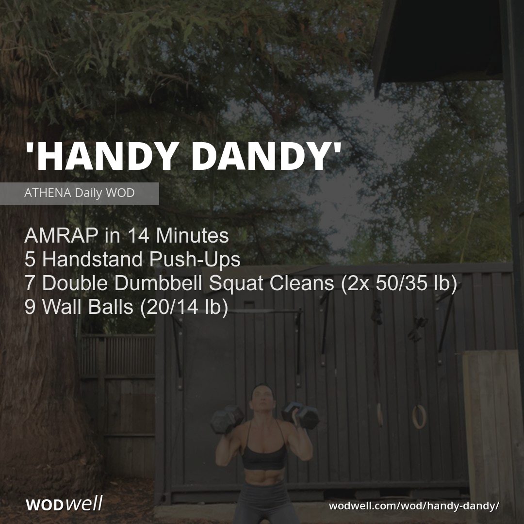 "Handy Dandy" Workout, ATHENA Daily WOD | WODwell