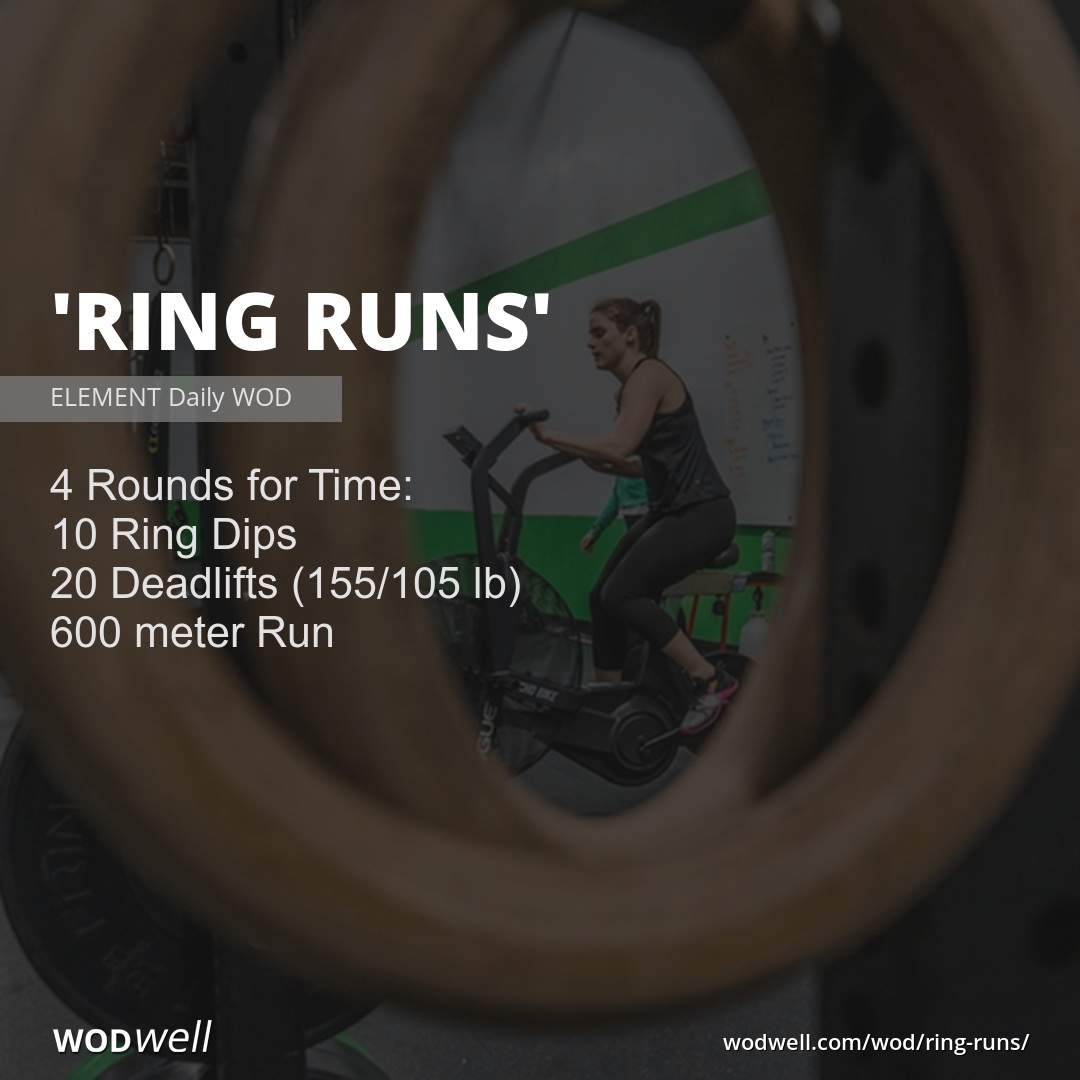 "Ring Runs" Workout, ELEMENT Daily WOD | WODwell