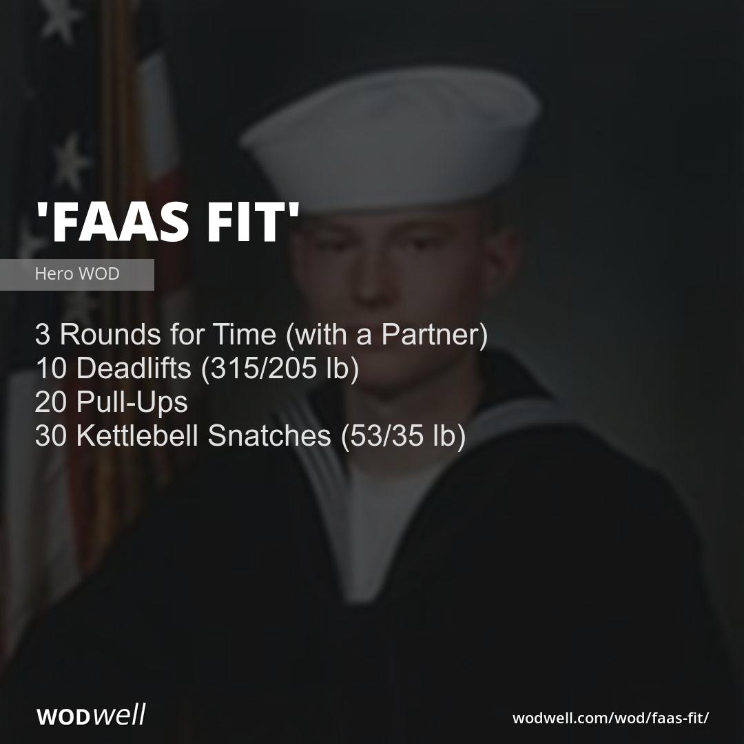 "Faas Fit" Workout, Hero WOD | WODwell