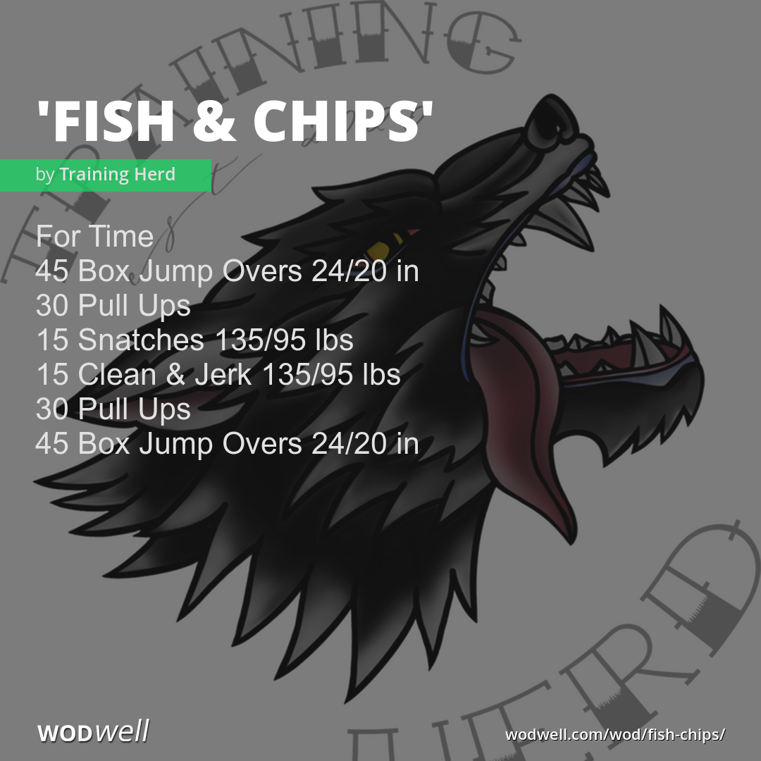 "Fish & Chips" Workout, Coach Creation WOD | WODwell