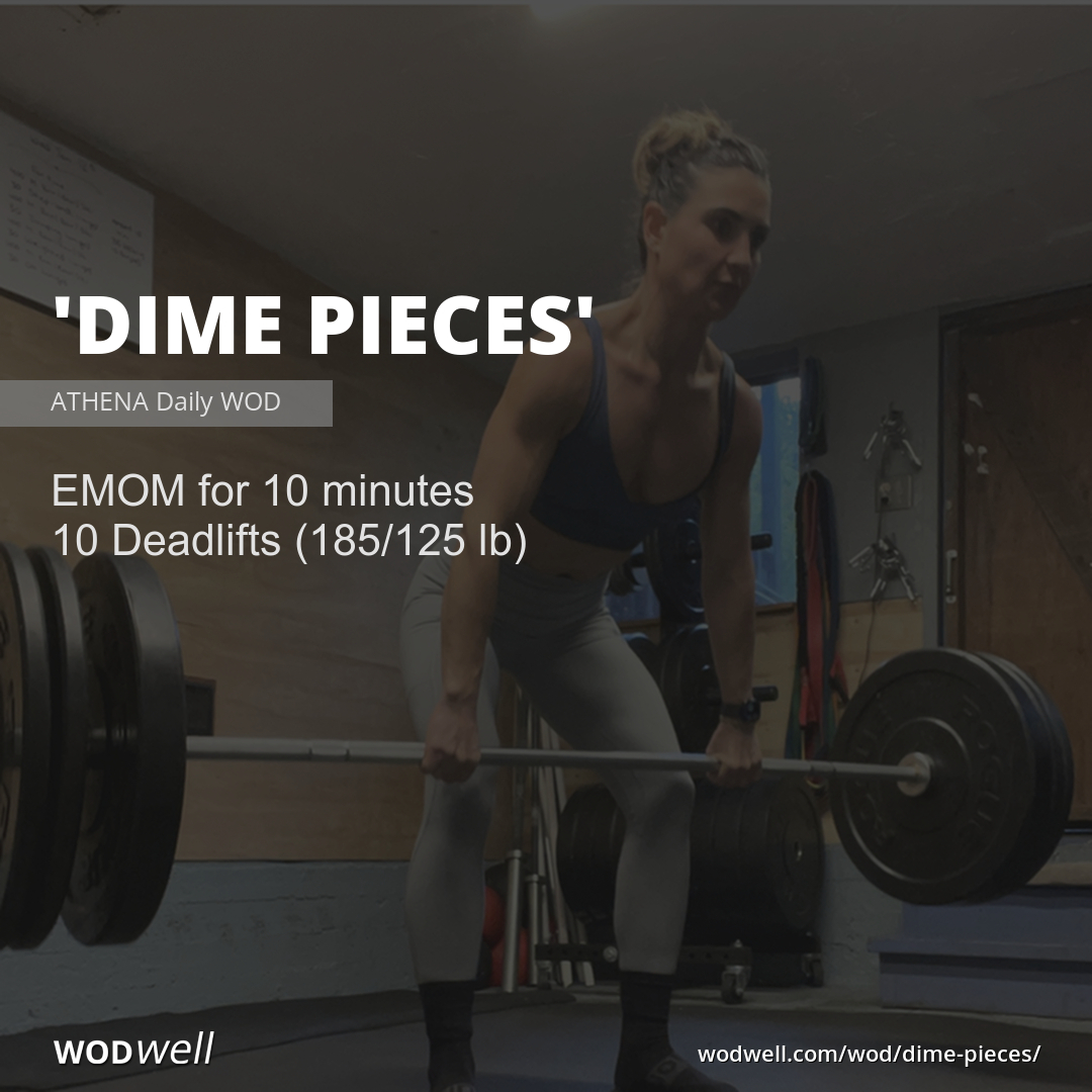 "Dime Pieces" Workout, ATHENA Daily WOD | WODwell