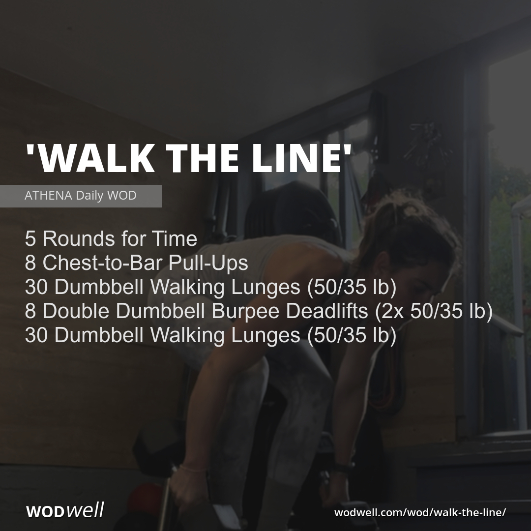 "Walk the Line" Workout, ATHENA Daily WOD | WODwell